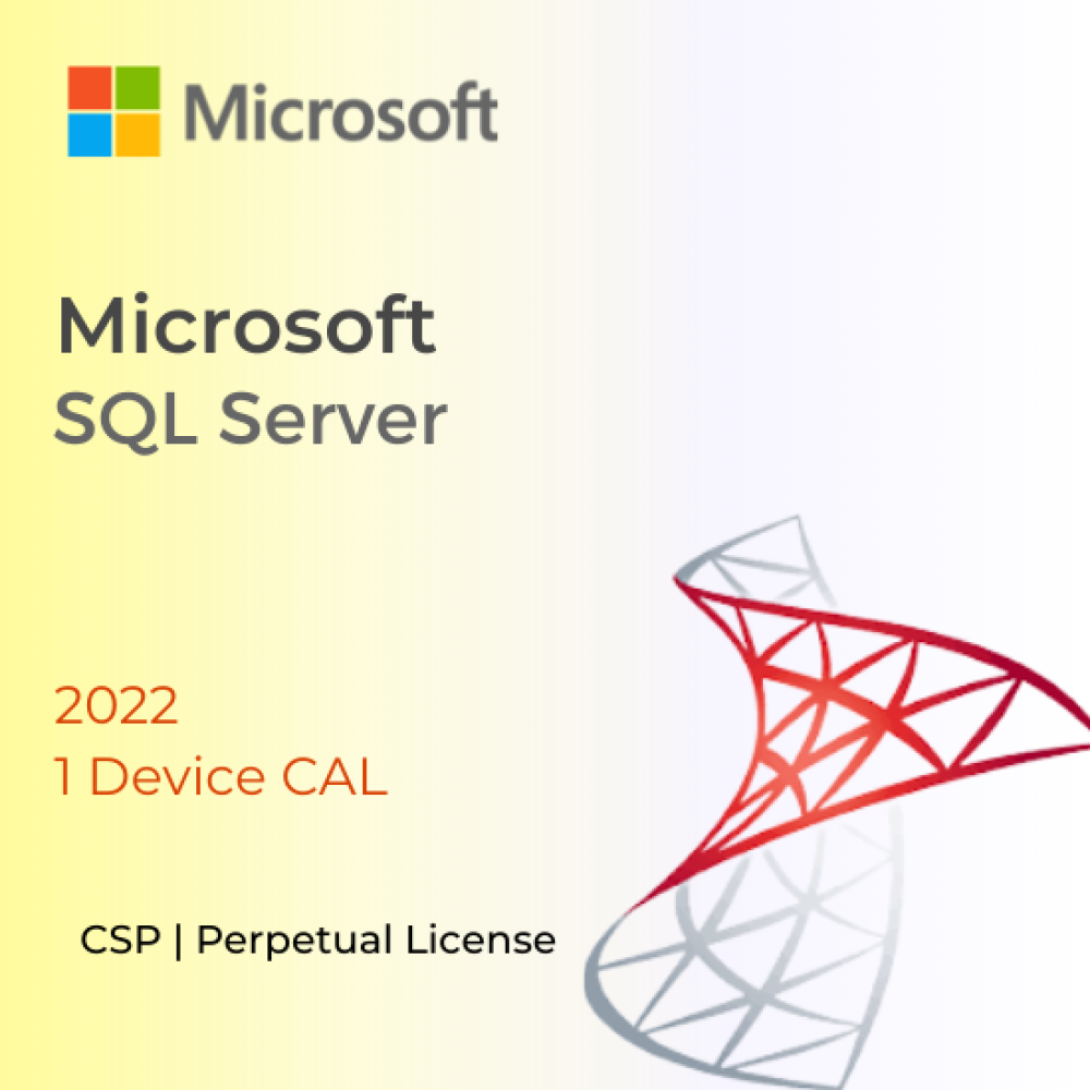 Microsoft SQL Server 2022 (1 Device CAL License) (CSP) (Perpetual) Microsoft SQL Server 2022 (1 Device CAL License) (CSP) (Perpetual)